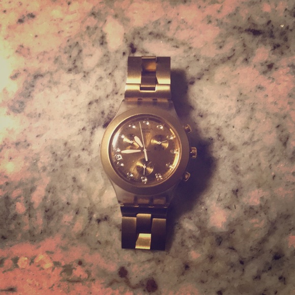 Swatch | Accessories | Swatch Gold Watch | Poshmark